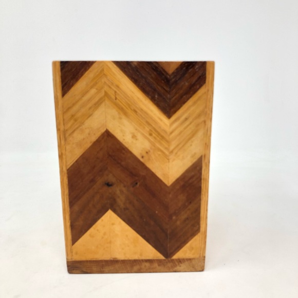 Hall | Accents | Wooden Chevron Multicolored Box | Poshmark